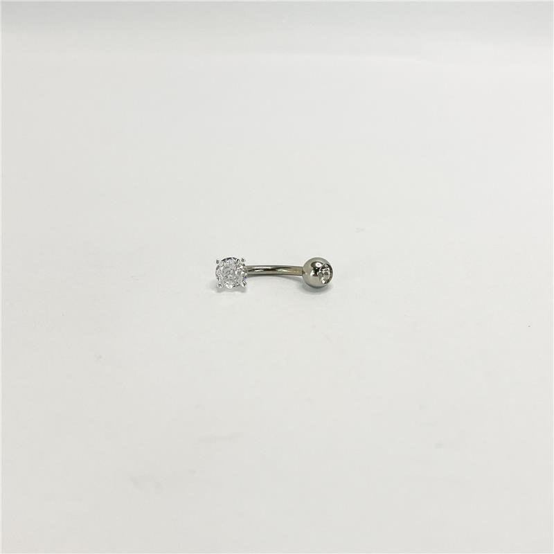 MOA SILVER DESIGN - PIERCING LISO LAP PTOS DE LUZ REDONDOS 5MM
